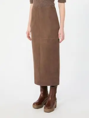Max Mara Suede Skirt