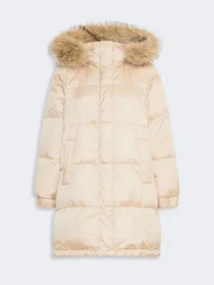 Max Mara Reversible Midi Parka In Water-repellent Plain-weave Fabric