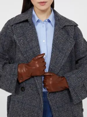Max Mara Short Nappa Leather Gloves