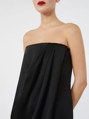 Max Mara Envers Satin Bustier Dress