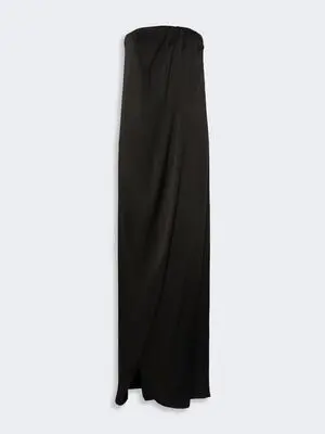 Max Mara Envers Satin Bustier Dress