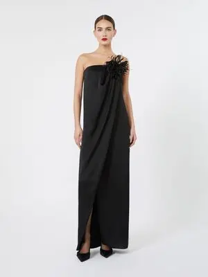 Max Mara Envers Satin Bustier Dress