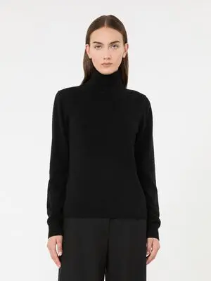 Max Mara Wool And Cashmere Turtleneck Sweater - Black