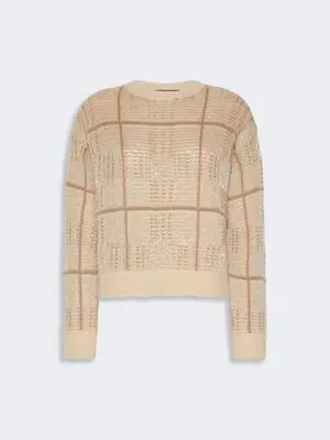 Max Mara Boxy-fit Wool, Mohair And Cashmere Sweater - Ecru
