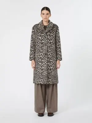 Max Mara Soft-textured Jacquard Coat