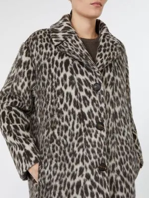 Max Mara Soft-textured Jacquard Coat