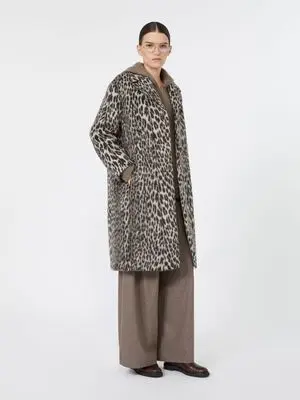 Max Mara Soft-textured Jacquard Coat
