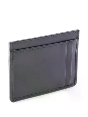 Miu Miu 2020s Logo-plaque Card Case - Black