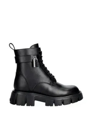Moschino Padlock-detail Chunky-sole Boots