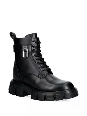 Moschino Padlock-detail Chunky-sole Boots