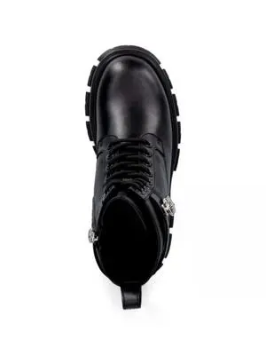 Moschino Padlock-detail Chunky-sole Boots