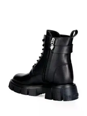 Moschino Padlock-detail Chunky-sole Boots