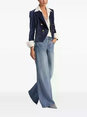 Alice + Olivia Sable Double-breasted Blazer