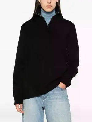 Guest In Residence Quarter-zip Sweater