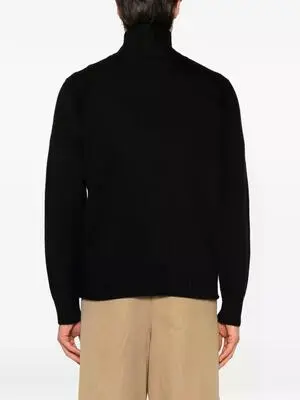 Guest In Residence Quarter-zip Cashmere Sweater - Black