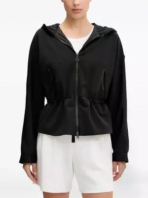 SPORTALM Embroidered Drawstring Jacket - Black