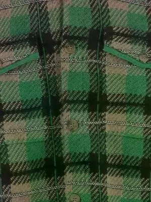 Guest In Residence Check-pattern Cashmere Shirt - Green