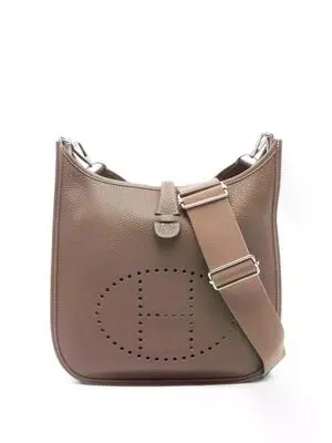 Hermès 2021 Pm Evelyn 3 Troyes Shoulder Bag - Brown