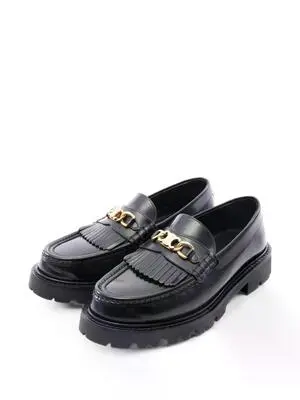 Celine 2010s Margaret Triomphe Loafers - Black