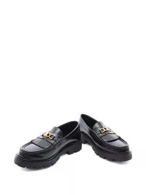 Celine 2010s Margaret Triomphe Loafers - Black