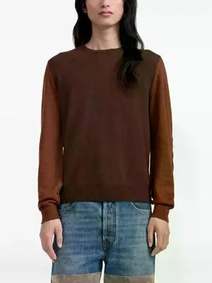 MAISON MARGIELA Two-tone Wool Crewneck
