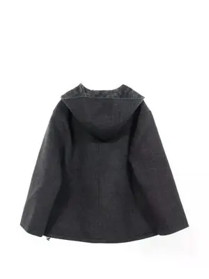 Gucci 2010s Logo-embroidered Hooded Jacket
