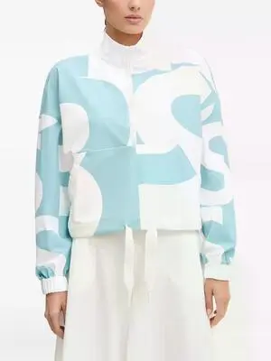 SPORTALM Logo-print Drawstring Jacket - Blue