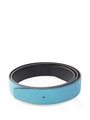 Hermès 2019 Constance H-belt Reversible Belt - Blue