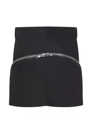 Rick Owens Bolan Banana Zip-detail Mini Skirt