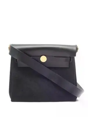 Hermès 2026 Mini Herbag Airbag Zip Shoulder Bag - Black