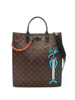 LOUIS VUITTON 2020 Sac Plat Monogram Tote Bag - Brown