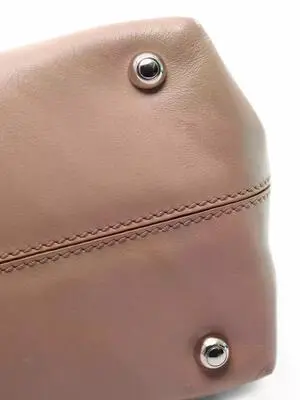TOD'S 2000s Mini D-styling Leather Tote Bag