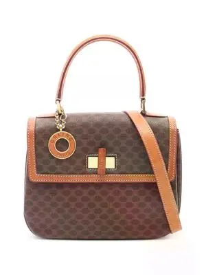 Celine 2000s Macadam Turn-lock Tote Bag