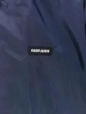 Miu Miu Cropped Recycled Nylon Jacket