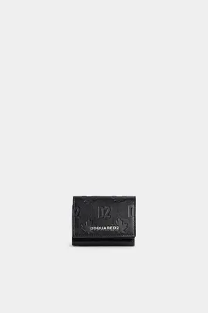 Dsquared2 Monogram Trifold Wallet - Black