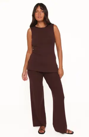 PETAL & PUP Beth 2-piece Knitted Pant Set