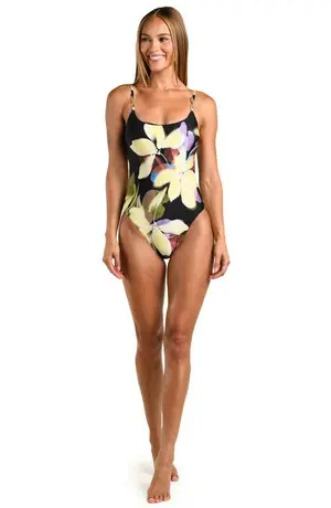 SUNSHINE 79 Afterglow Chain Strap Moderate Coverage One-piece Swimsuit