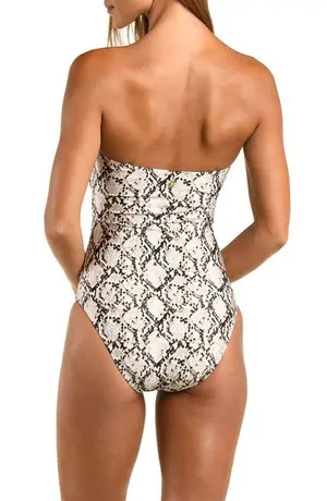 SUNSHINE 79 Island Serpent Convertible Bandeau One-piece Swimsuit