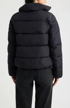 SAVE THE DUCK Soy Water Resistant Puffer Jacket - Black