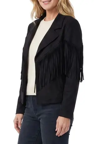 Karen Kane Fringe Long Sleeve Jacket