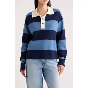 A.REN Peyton Rugby Polo Sweater