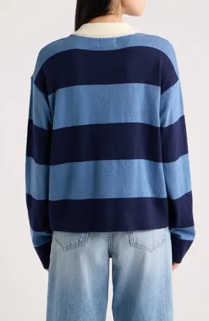 A.REN Peyton Rugby Polo Sweater