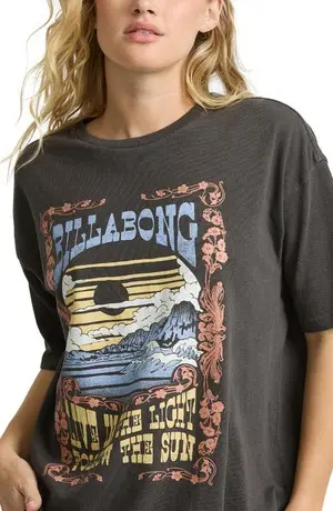 BILLABONG Walk With Us Cotton Graphic T-shirt