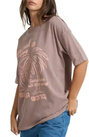 BILLABONG Surf N' Spray Cotton Graphic T-shirt