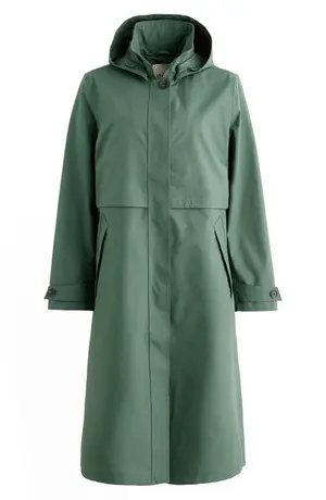 SEASALT CORNWALL Sea Lights Waterproof Trench Coat - Light Coppice