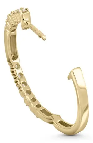Bony Levy Kiera 18k Gold Diamond Hoop Earrings