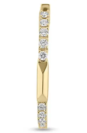 Bony Levy Kiera 18k Gold Diamond Hoop Earrings