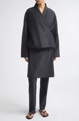 ST. AGNI Cupro Jersey Low Scoop Top