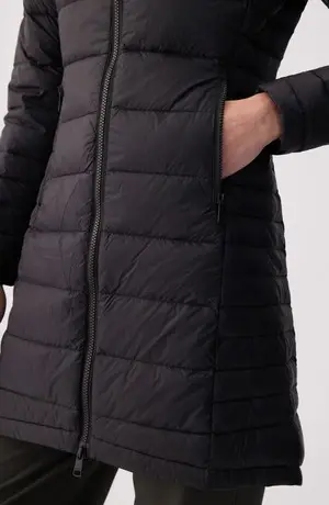 LOLE Clara Water Repellent 650 Fill Power Down Puffer Jacket - Black