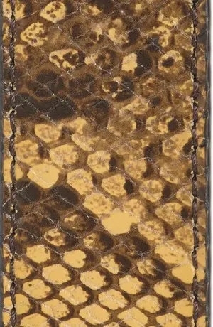 Amiri Python Embossed Leather Belt